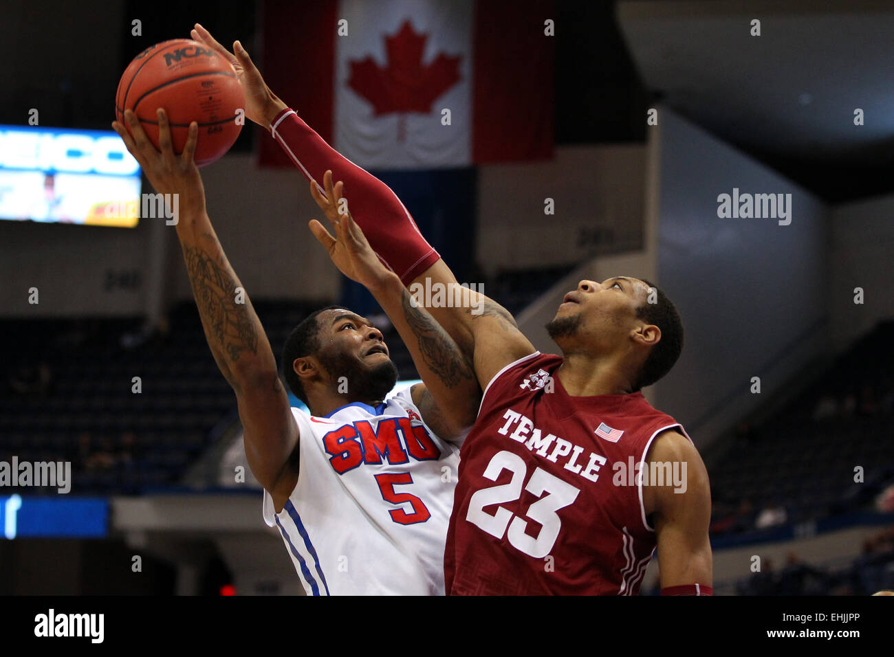 Hartford, Connecticut, USA. 14th Mar, 2015. Southern Methodist Mustangs ...