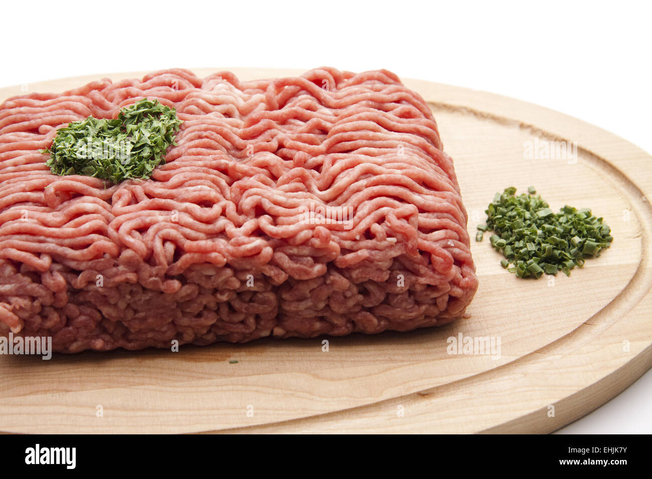 Ground meat with herbs Stock Photo - Alamy