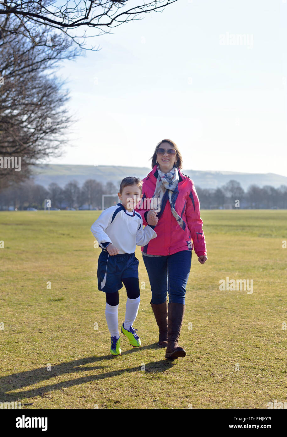 Boy wearing football kit hi-res stock photography and images - Alamy