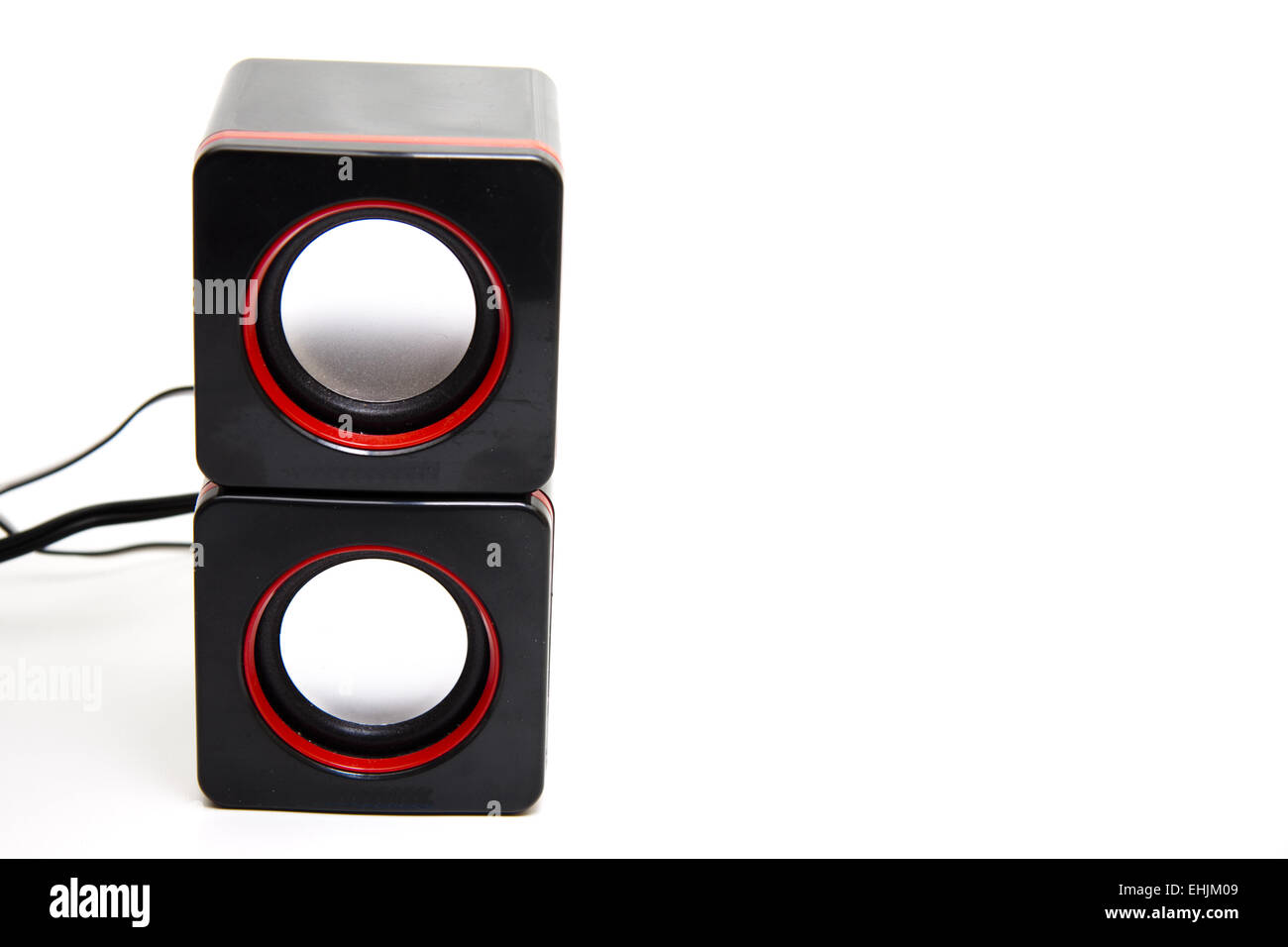 Red loudspeakers hi-res stock photography and images - Alamy
