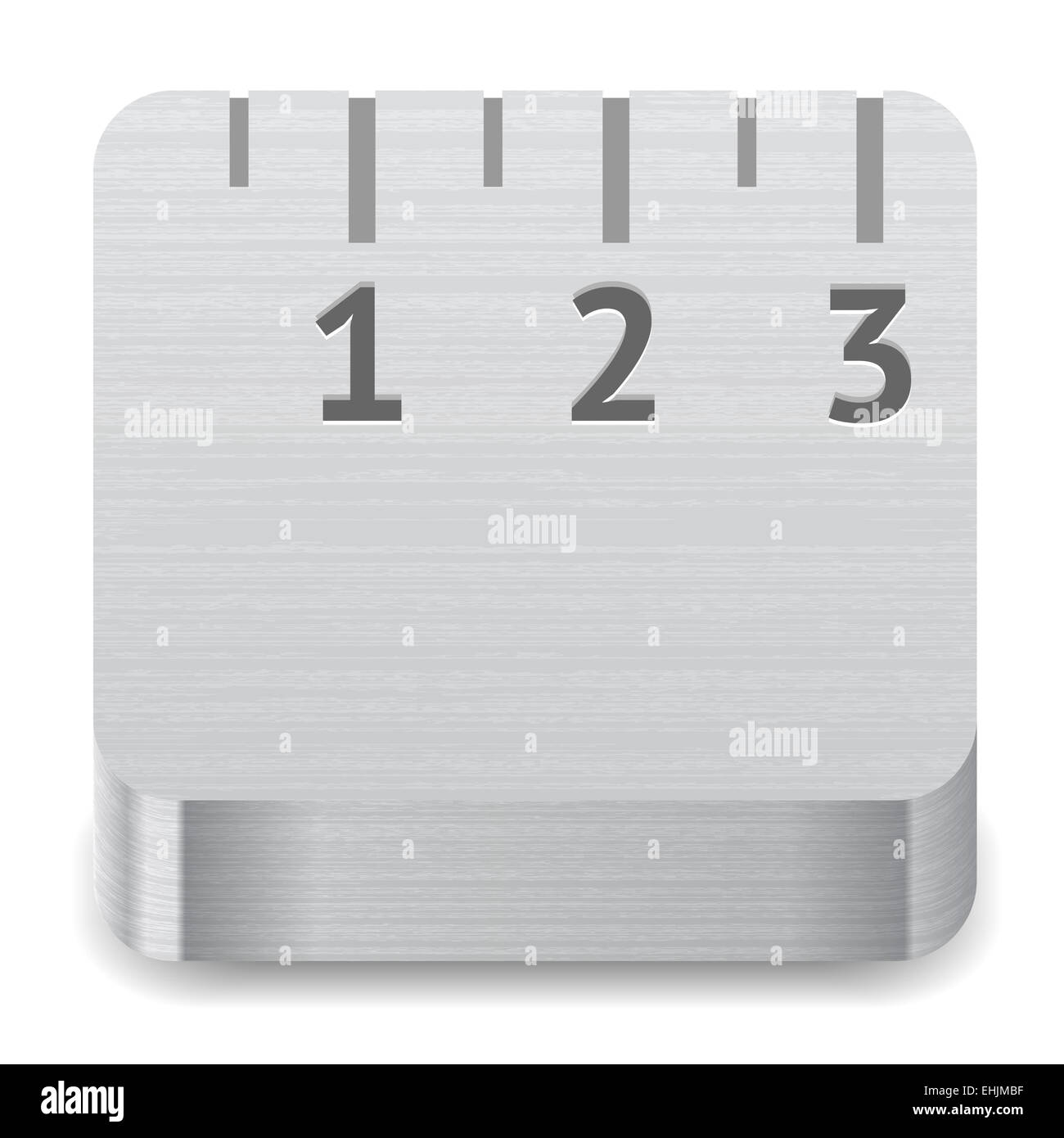 Metallic ruler hi-res stock photography and images - Alamy