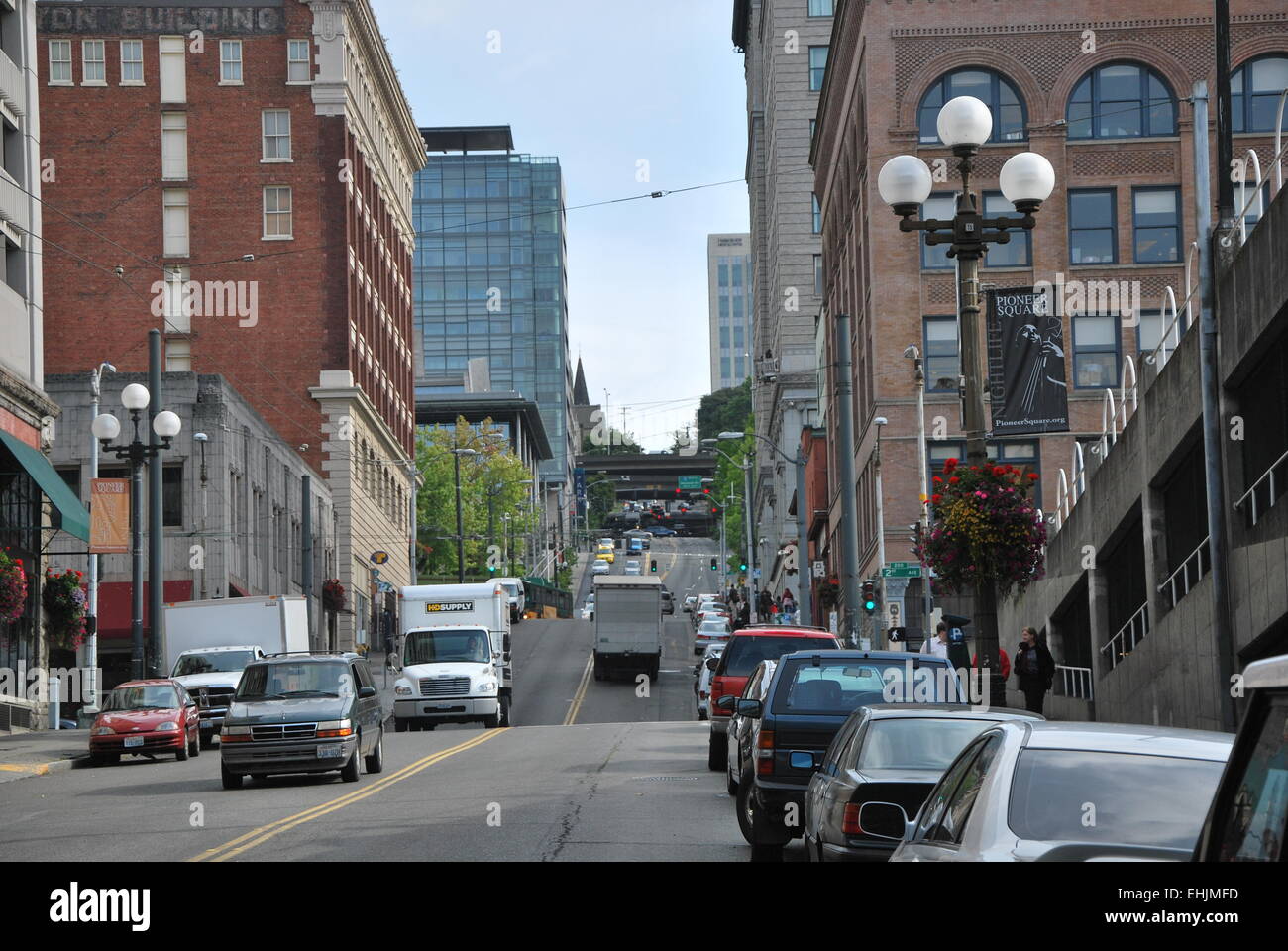 Seattle streets hi-res stock photography and images - Alamy