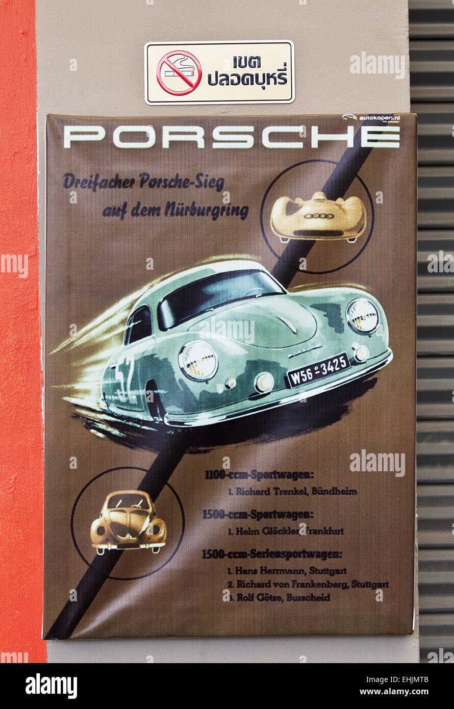 Porsche car poster hi-res stock photography and images - Alamy