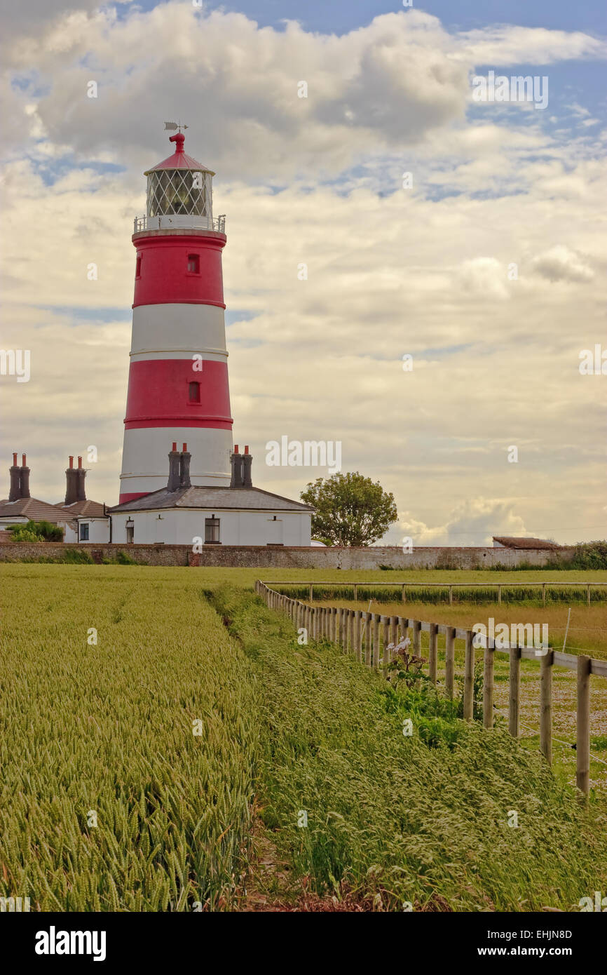 UK Norfolk Happisburgh Lighthouse Stock Photo - Alamy