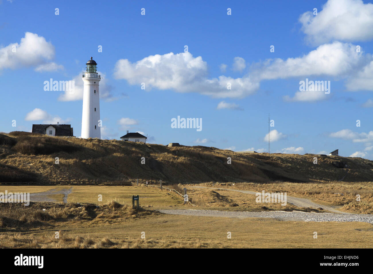 lighthouse in Denmark Stock Photo - Alamy