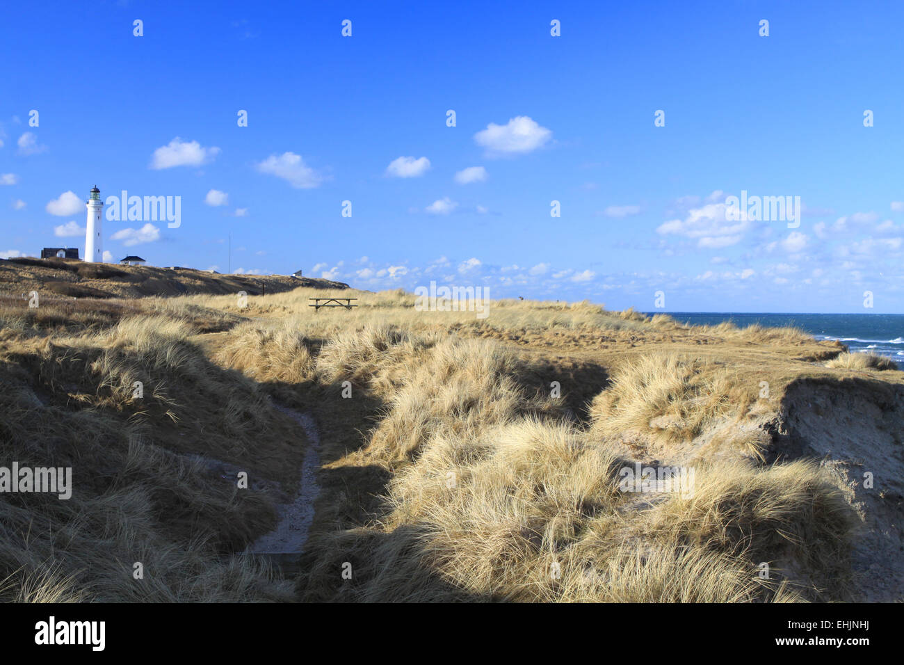 lighthouse in Denmark Stock Photo - Alamy