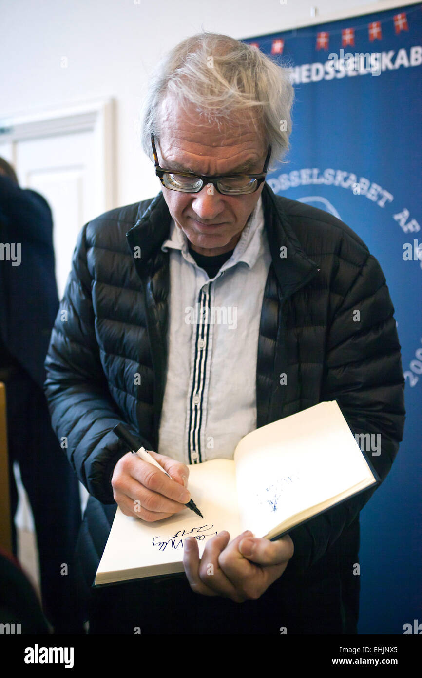 Copenhagen, Denmark, March 14, 2015: Mr. Lars Vilks, Swedish Mohammed ...