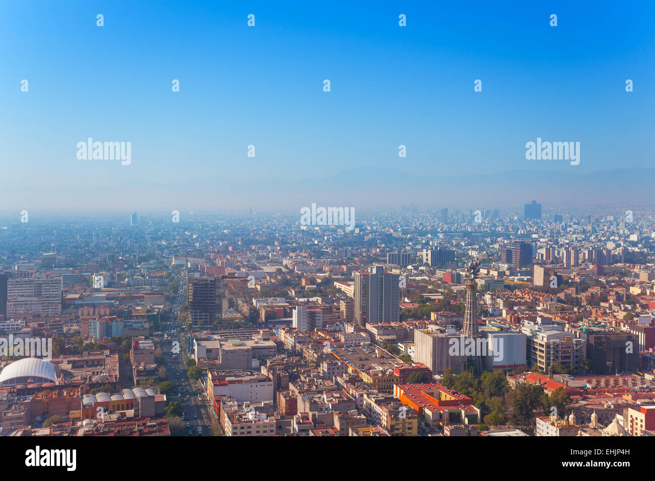 Mexico capital city from Torre Latinoamericana Stock Photo - Alamy