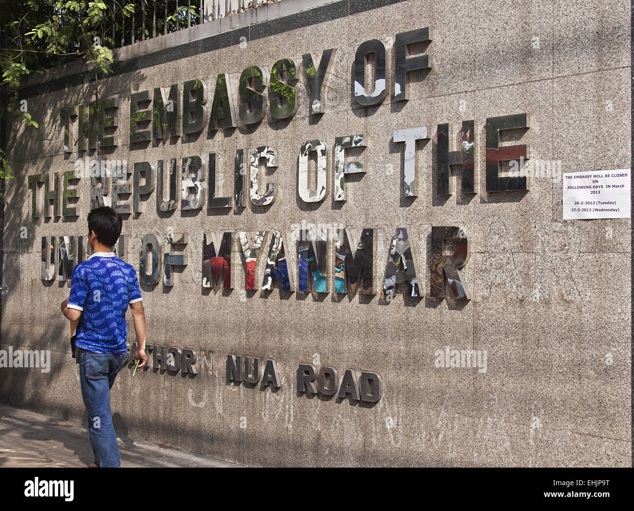 Myanmar embassy bangkok hi-res stock photography and images - Alamy