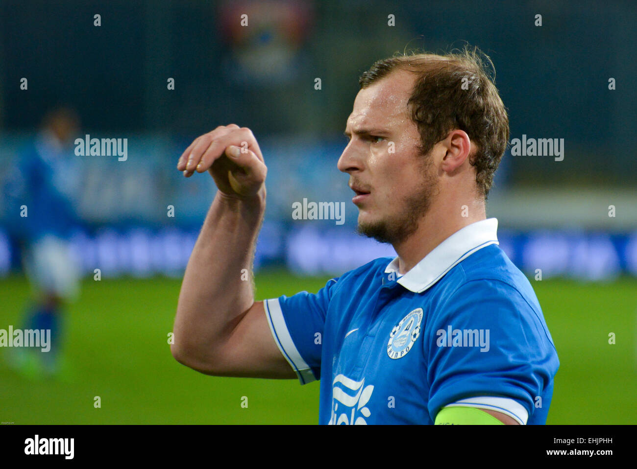 Roman Zozulya during the match between FC Dnipro and FC Volyn at ...