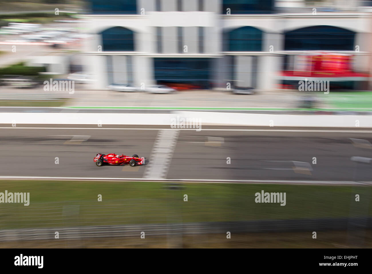 ISTANBUL TURKEY OCTOBER 25 2014 F1 Car F1 Clienti during Ferrari Racing ...