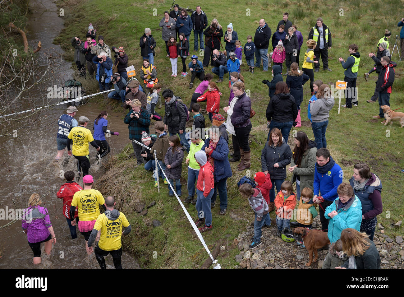 14.March.2015. River Tweed, Innerleithen, UK. The Mighty Deerstalker 5 ...