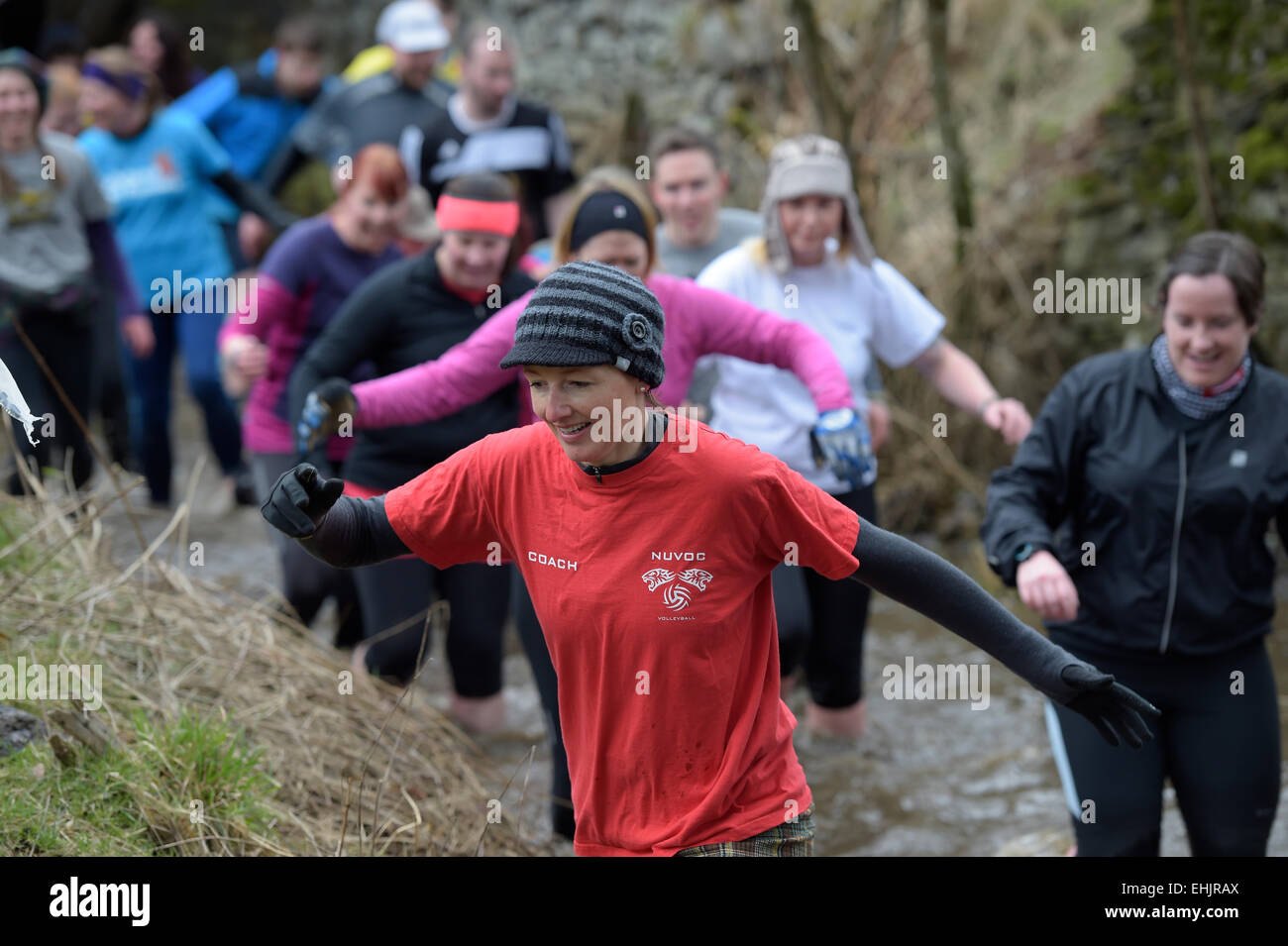 14.March.2015. River Tweed, Innerleithen, UK. The Mighty Deerstalker ...