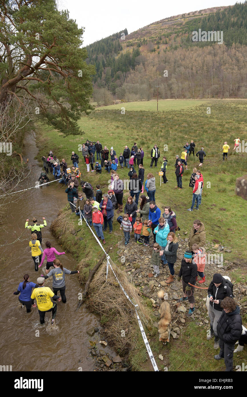 14.March.2015. River Tweed, Innerleithen, UK. The Mighty Deerstalker 5 ...