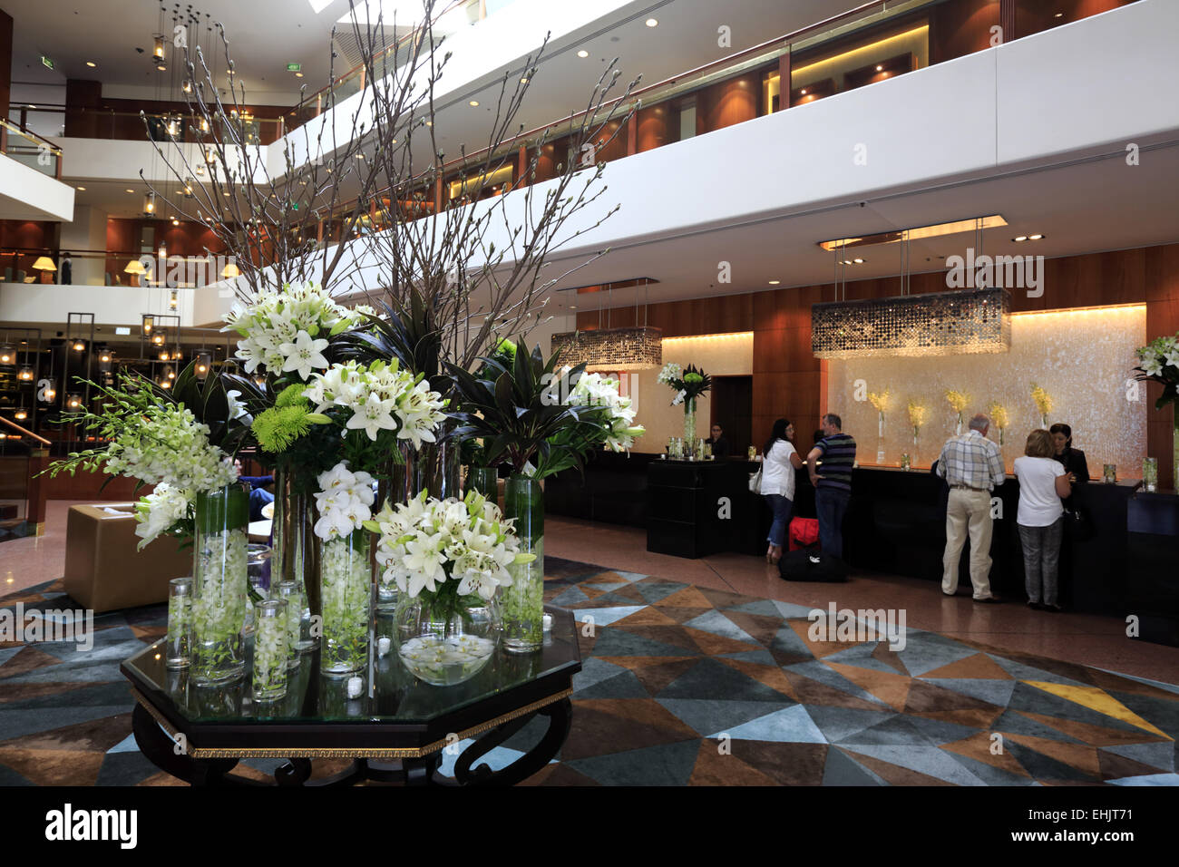 The lobby of Four Seasons Hotel Sydney. Sydney Australia Stock Photo ...