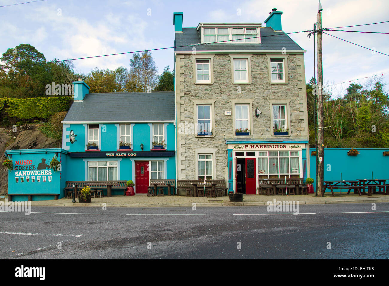 the blue loo glengarriff west cork ireland Stock Photo - Alamy