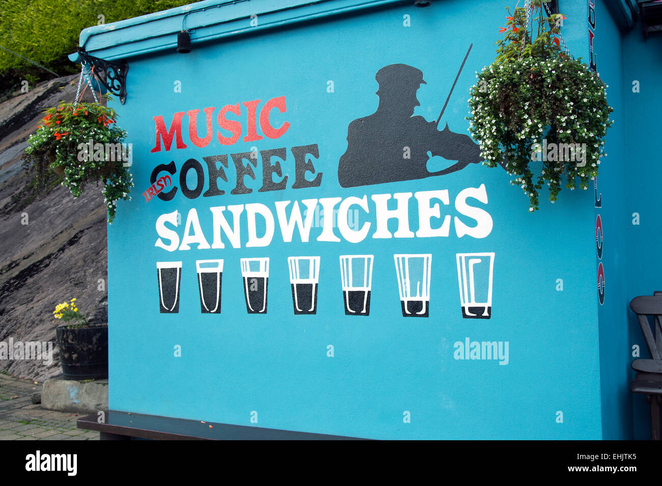 the blue loo glengarriff west cork ireland Stock Photo - Alamy