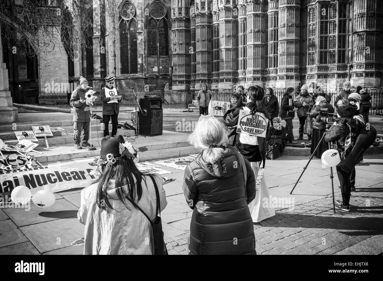 London demonstration Black and White Stock Photos & Images - Alamy