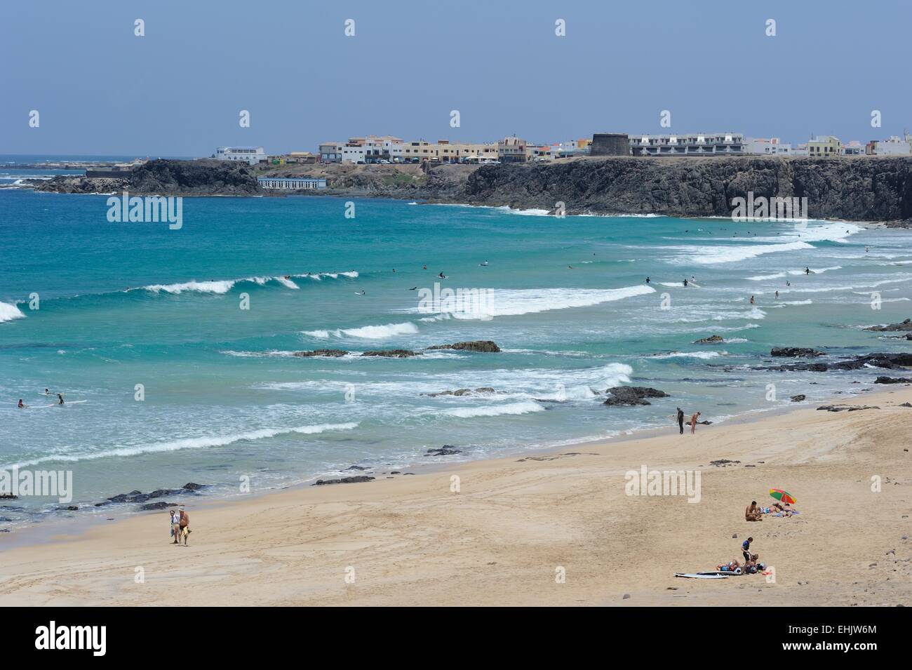 Beach in El Cotillo, Fuerteventura Stock Photo - Alamy