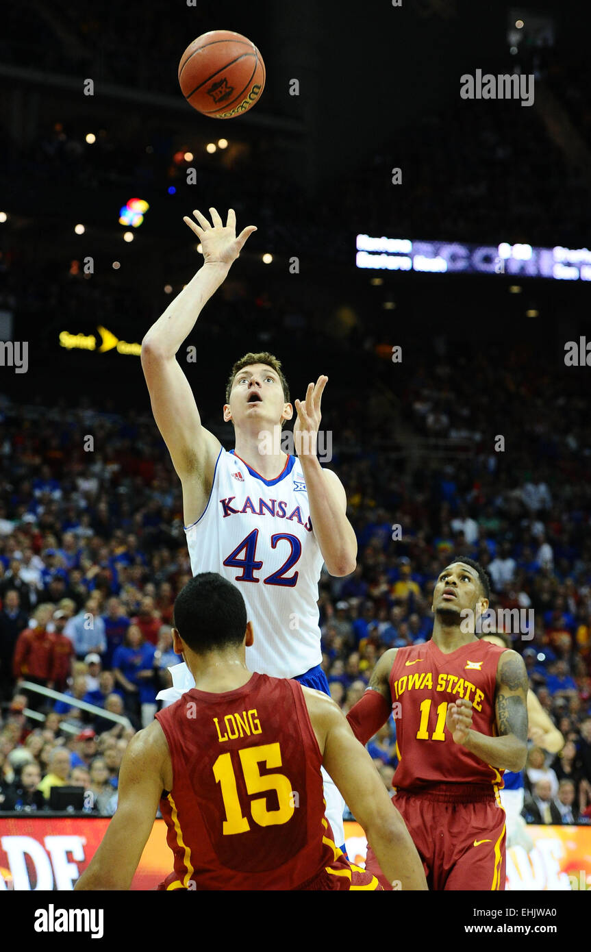 Kansas City, Missouri, USA. 14th Mar, 2015. Iowa State Cyclones guard ...
