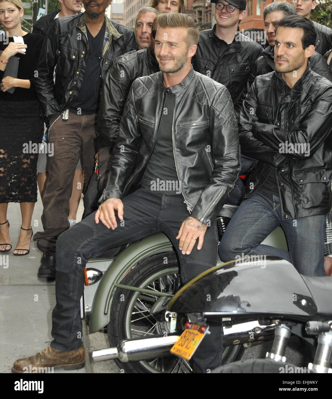 David Beckham at the 'Belstaff: Off Road/David Beckham' book signing at ...