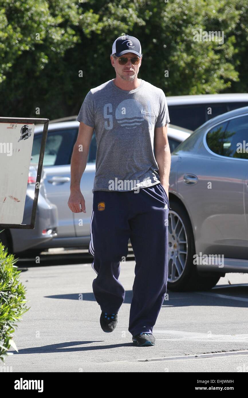 Eric Dane heads to a gym Featuring: Eric Dane Where: Los Angeles ...