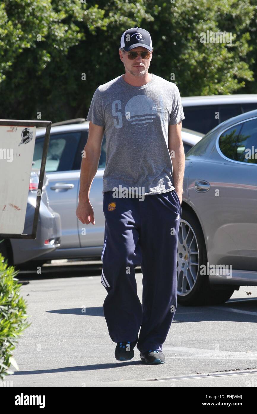 Eric Dane heads to a gym Featuring: Eric Dane Where: Los Angeles ...