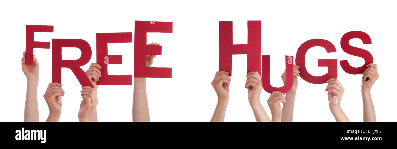 Free hugs sign Cut Out Stock Images & Pictures - Alamy