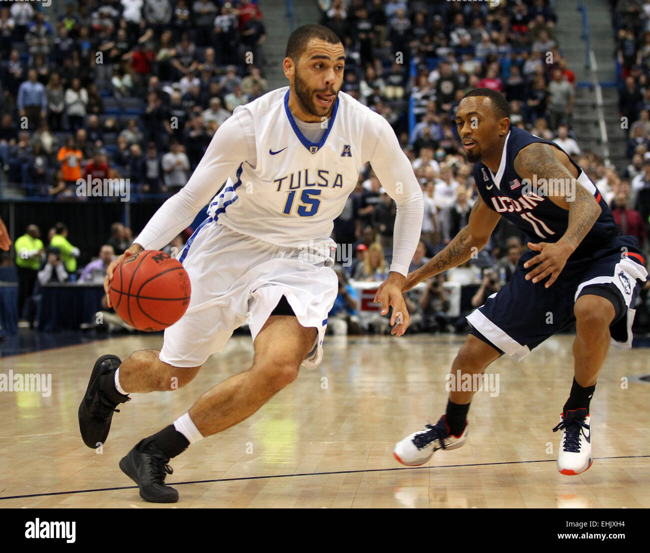 Hartford, Connecticut, USA. 14th Mar, 2015. Tulsa Golden Hurricane ...