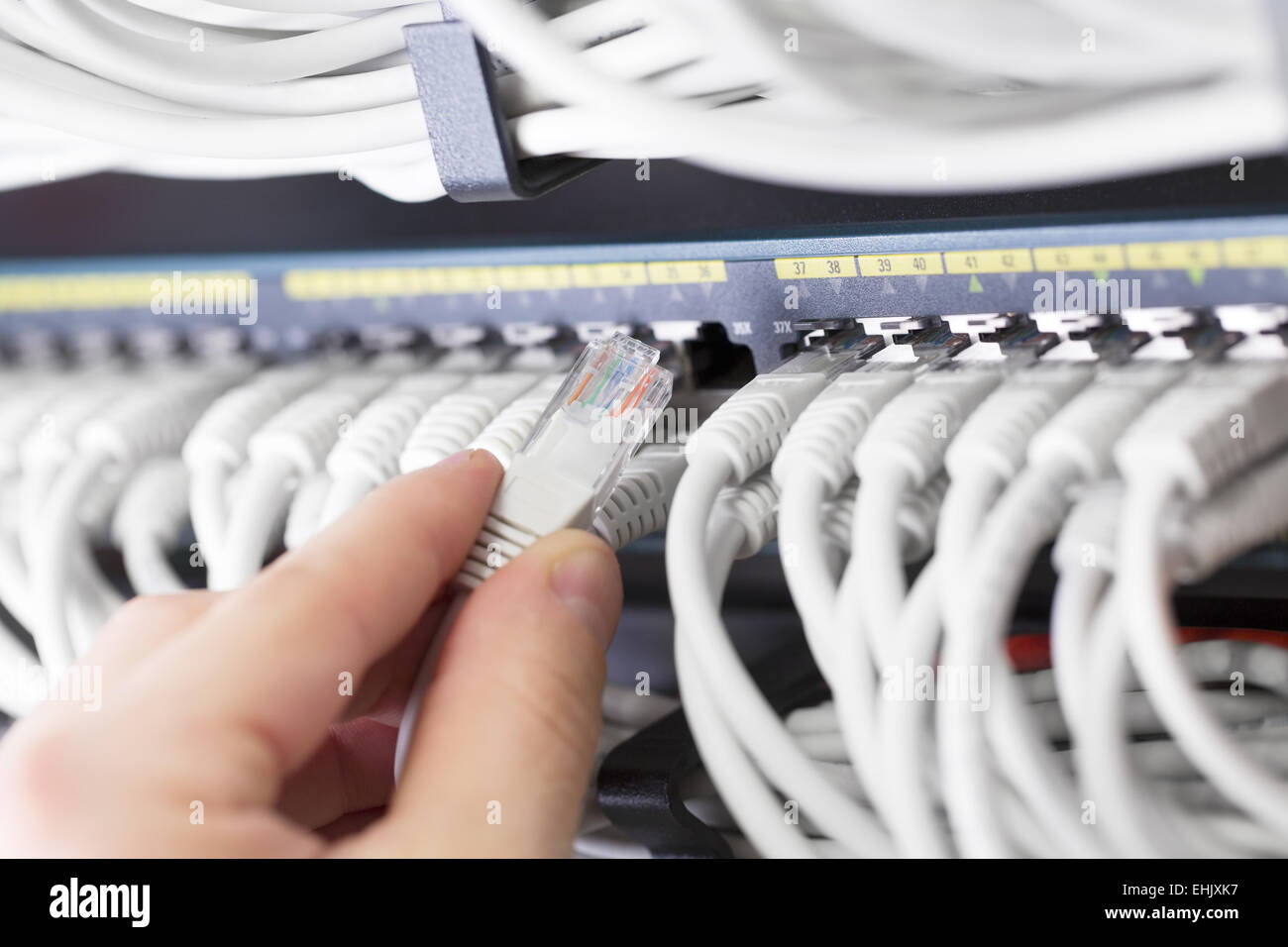 It consultant insert gigabit ethernet network cat 5, 5e, 6 patch cable ...