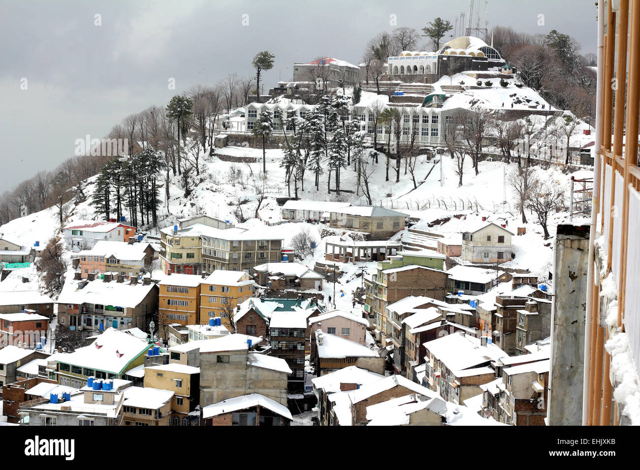snowfall in Murree Stock Photo - Alamy