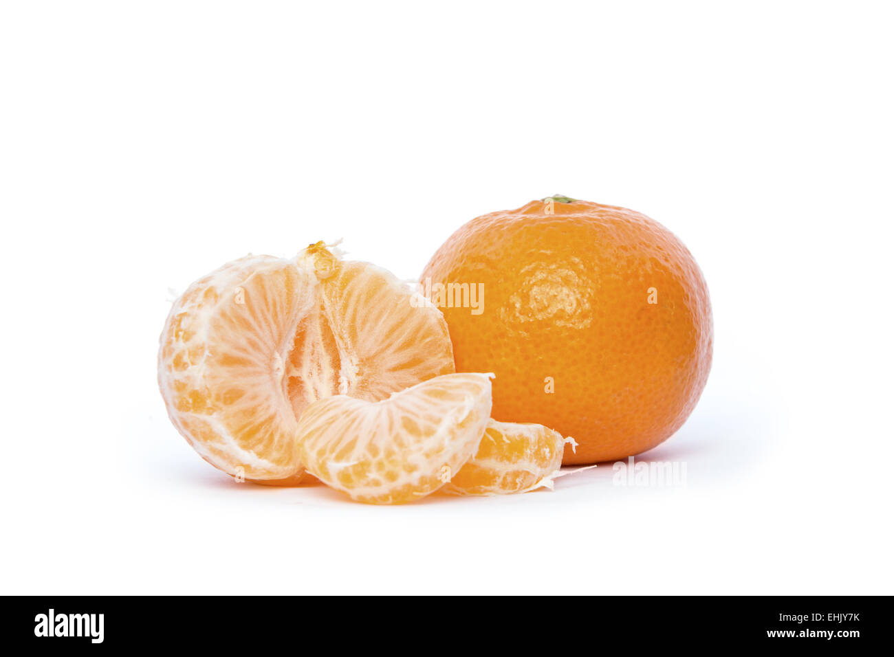 Side view of a organic orange on white background Stock Photo - Alamy