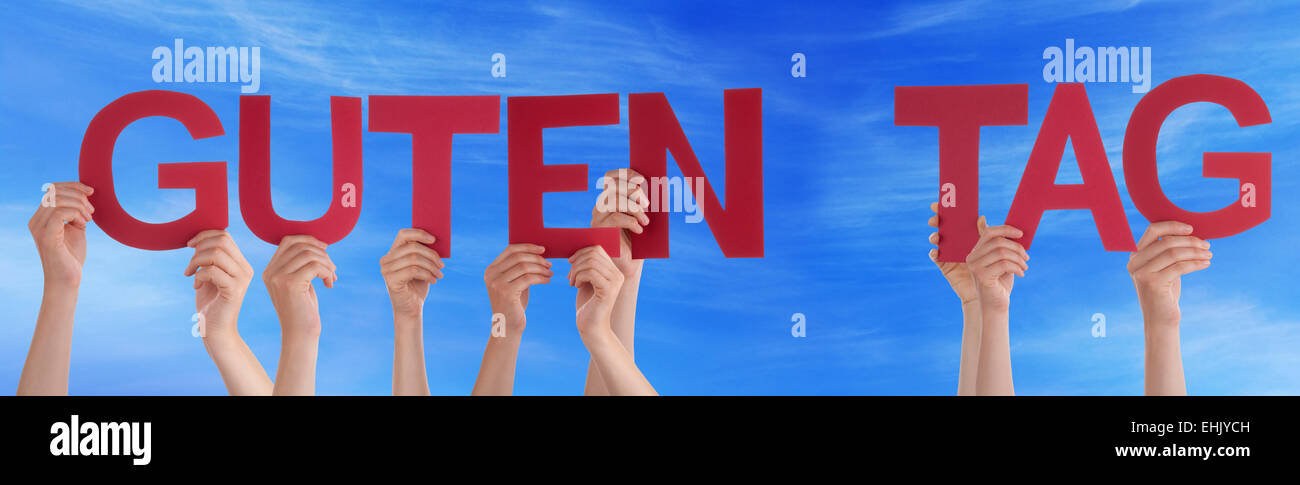 Guten tag hi-res stock photography and images - Alamy