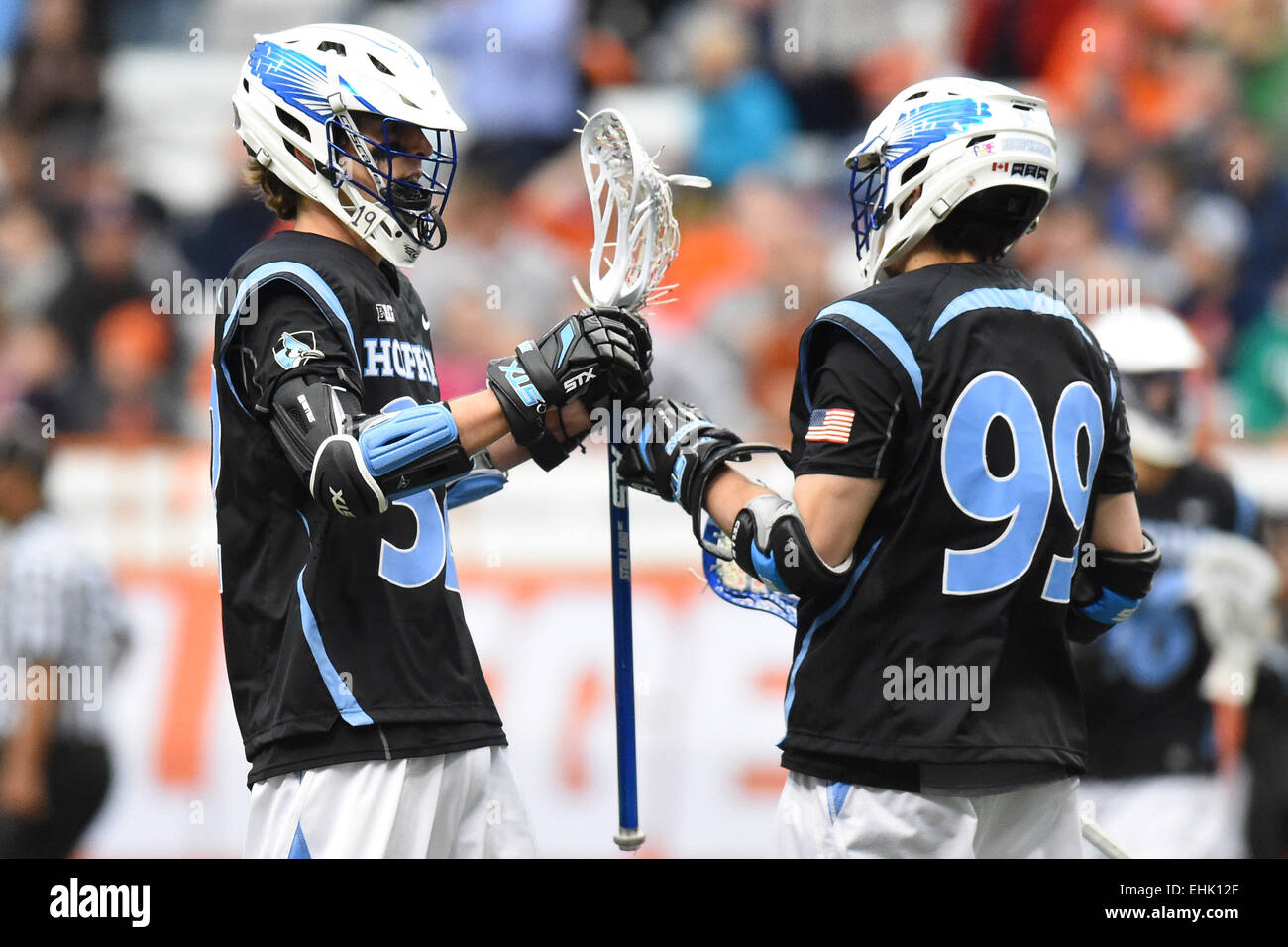 Syracuse, New York, USA. 14th Mar, 2015. Johns Hopkins Blue Jays ...