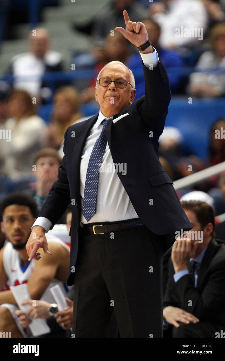 Hartford, Connecticut, USA. 14th Mar, 2015. Southern Methodist Mustangs ...