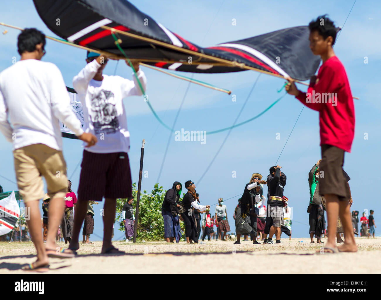Balinese kite festival Stock Photo - Alamy
