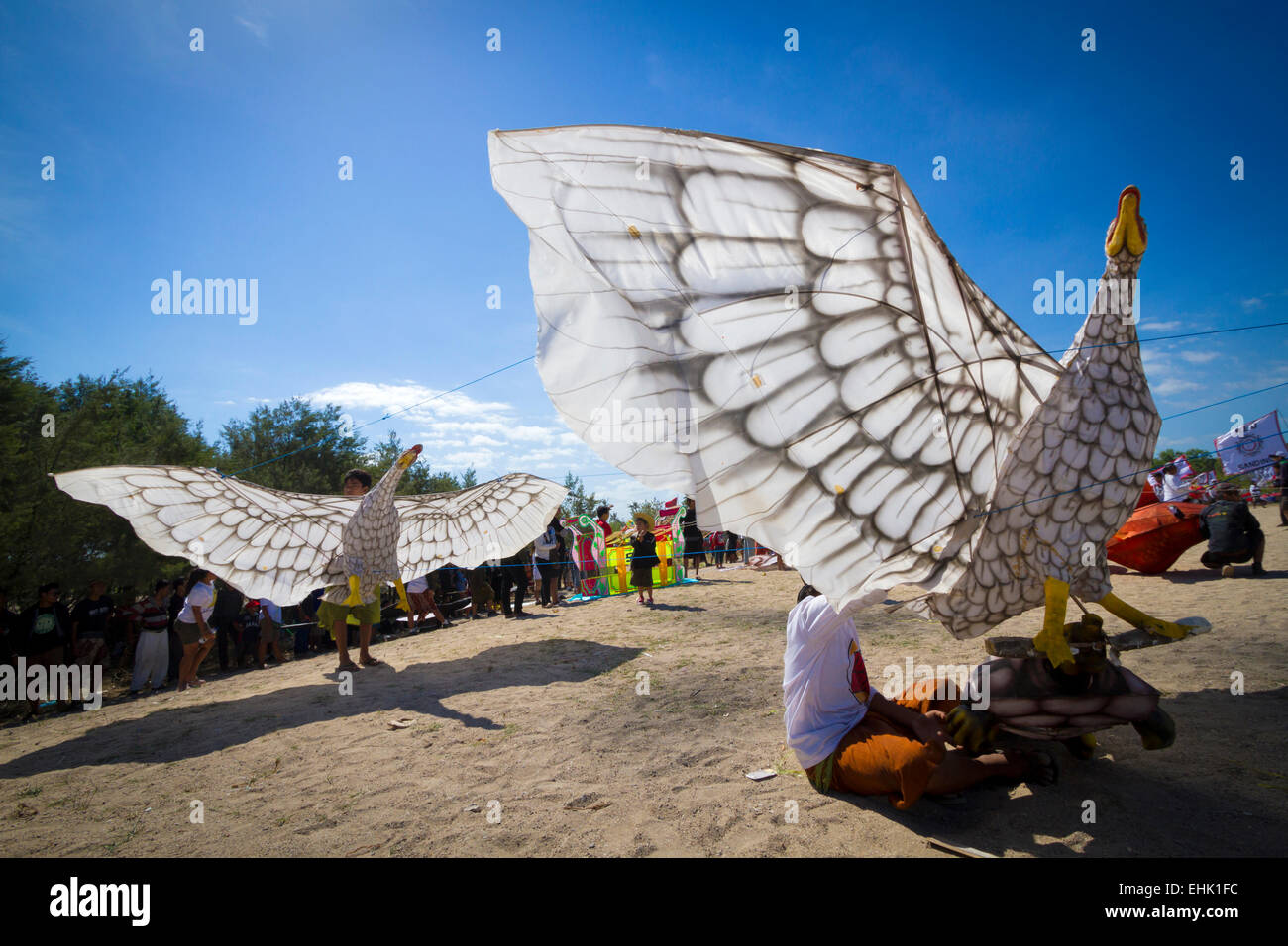 Balinese kite festival Stock Photo - Alamy