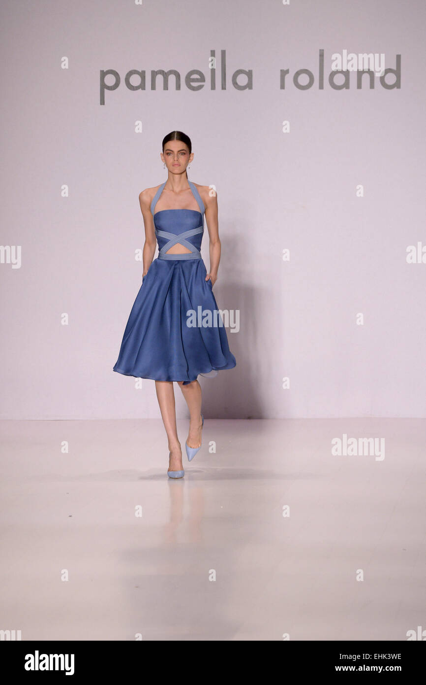 Mercedes-Benz Fashion Week Spring 2015 - Pamella Roland - Runway ...