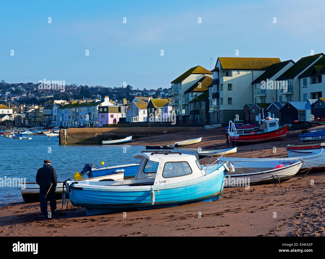 Teignmouth boat beach hi-res stock photography and images - Alamy