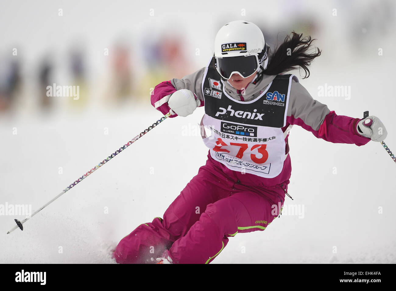 Hakuba Happo One, Nagano Japan. 14th Mar, 2015. Miku Kuriyama, MARCH 14, 2015 - Skiing : The ...