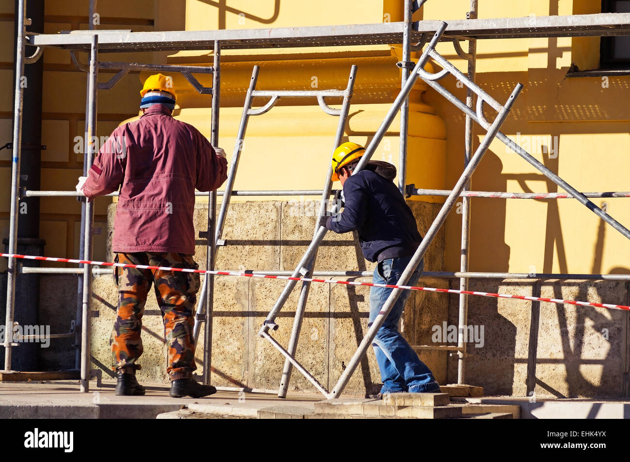 Two man working hard hi-res stock photography and images - Alamy