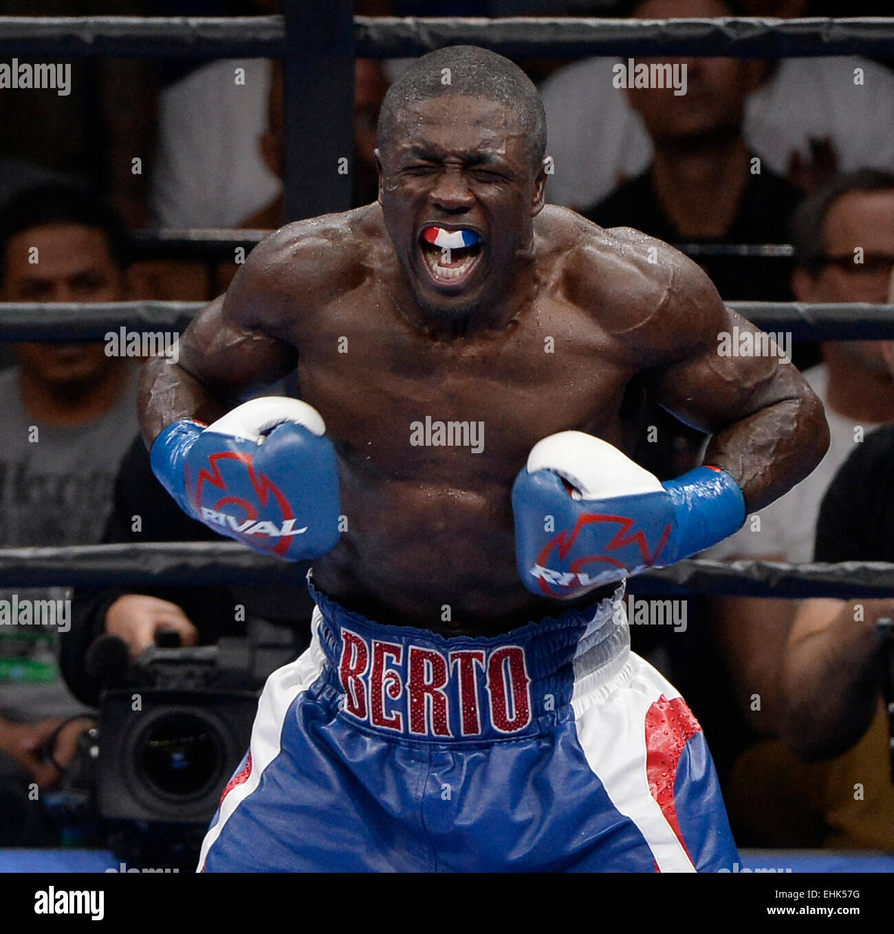 Andre Berto took the win over Josesito Lopez by TKO in the 6th round as ...