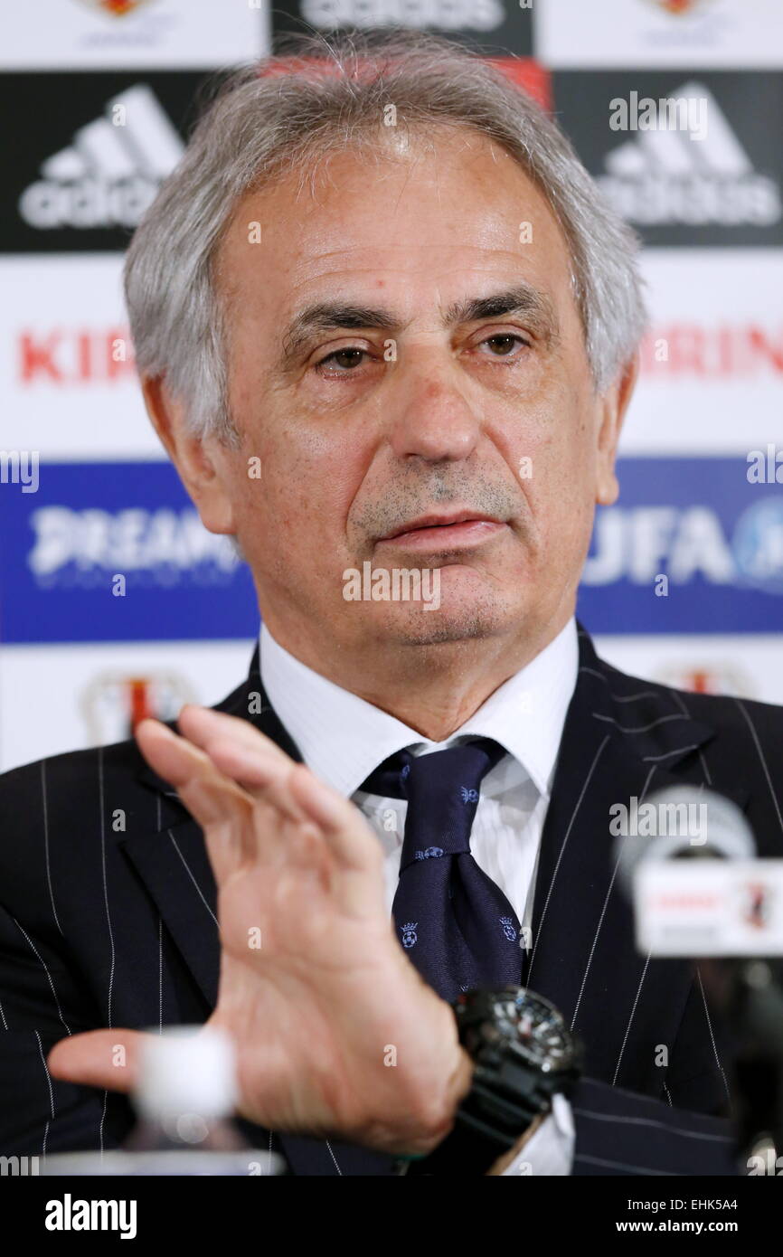 Tokyo, Japan. 13th Mar, 2015. Vahid Halilhodzic (JPN) Football/Soccer ...