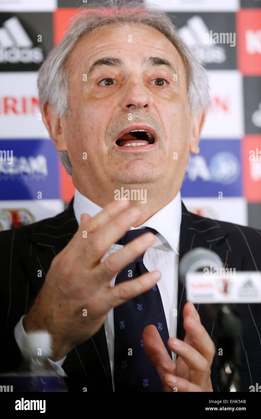 Tokyo, Japan. 13th Mar, 2015. Vahid Halilhodzic (JPN) Football/Soccer ...