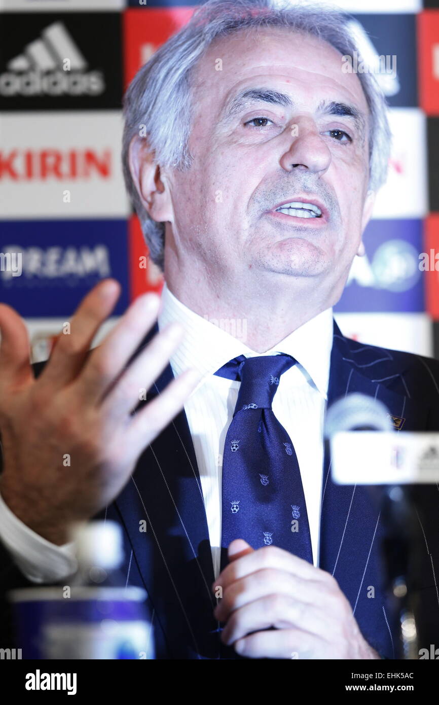 Tokyo, Japan. 13th Mar, 2015. Vahid Halilhodzic (JPN) Football/Soccer ...