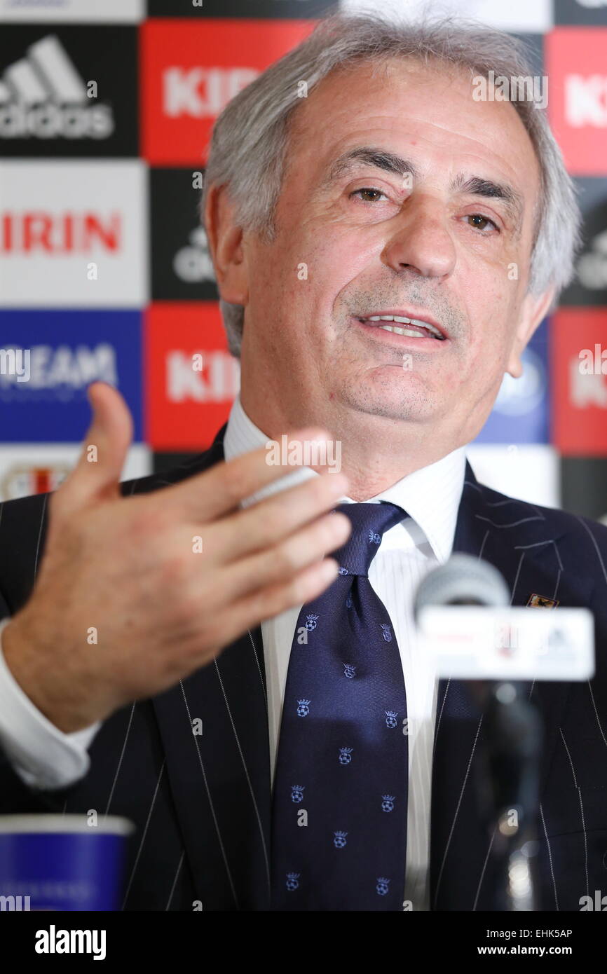Tokyo, Japan. 13th Mar, 2015. Vahid Halilhodzic (JPN) Football/Soccer ...