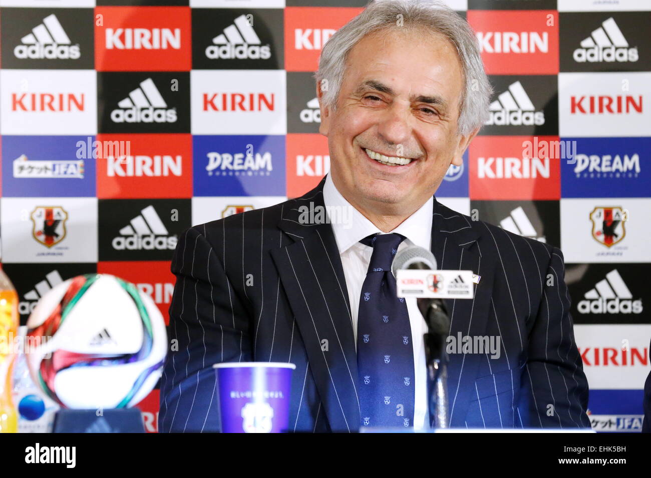 Tokyo, Japan. 13th Mar, 2015. Vahid Halilhodzic (JPN) Football/Soccer ...