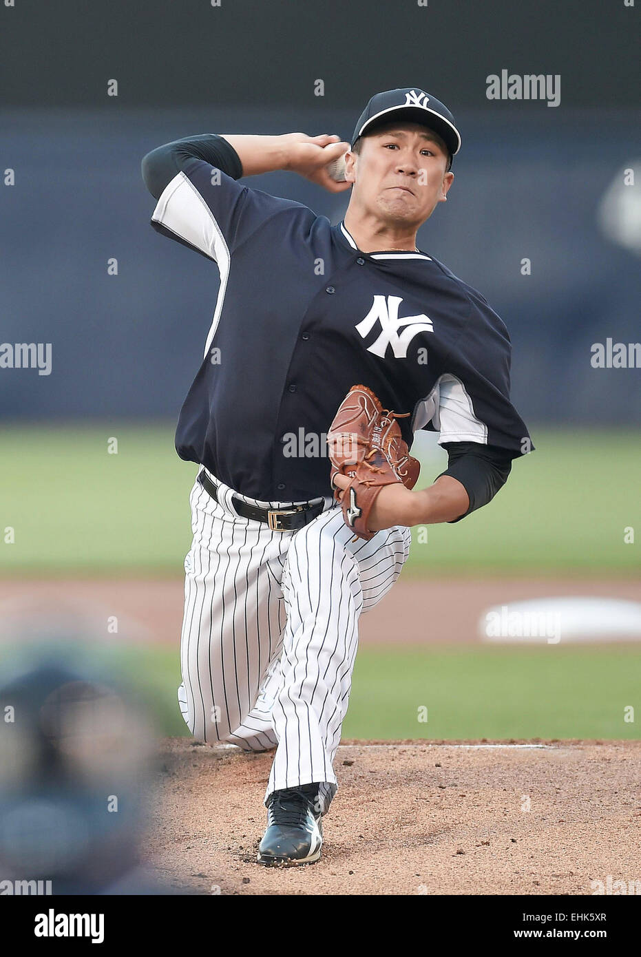 Tampa, Florida, USA. 12th Mar, 2015. Masahiro Tanaka (Yankees) MLB ...