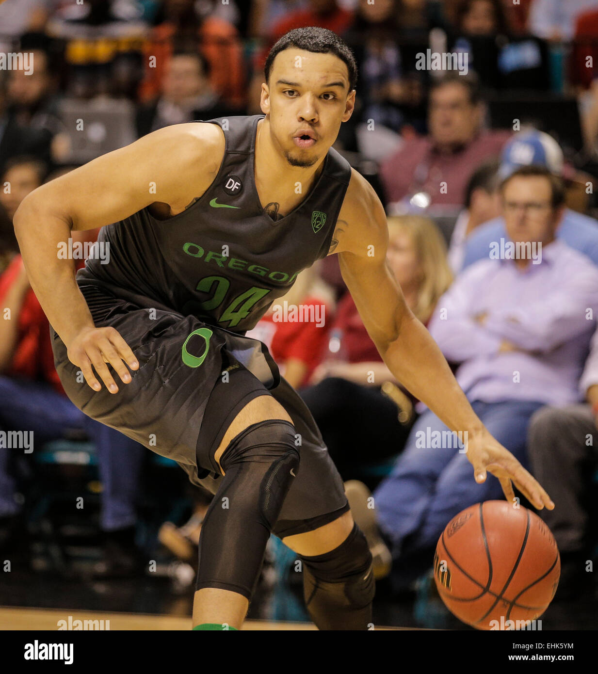 Las Vegas, NV, USA. 14th Mar, 2015. Oregon F # 24 Dillon Brooks during ...
