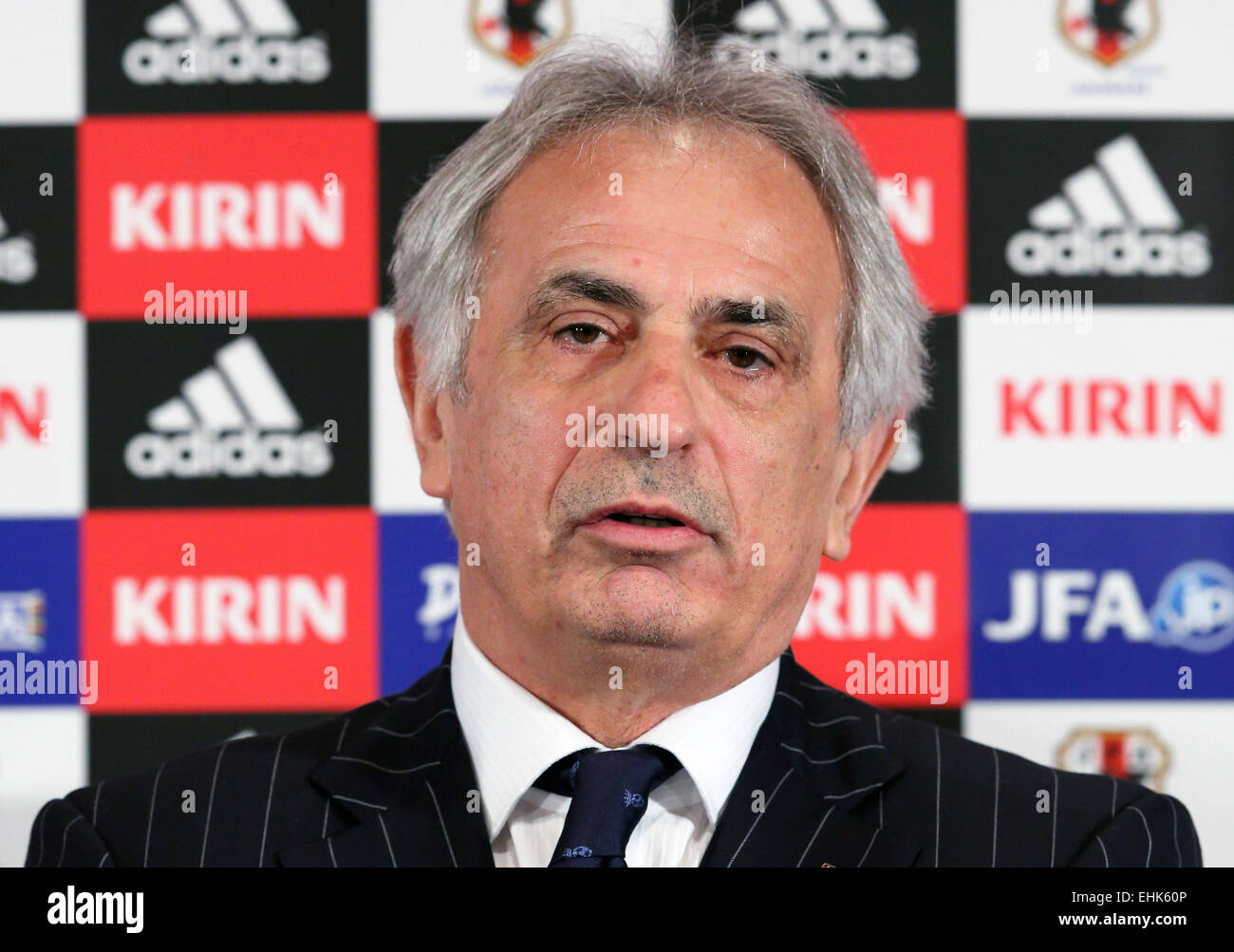 Tokyo, Japan. 13th Mar, 2015. Vahid Halilhodzic (JPN) Football/Soccer ...
